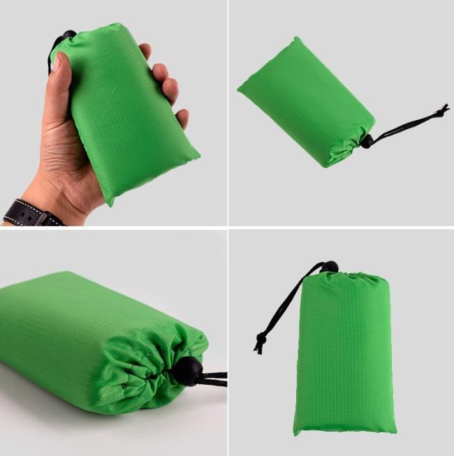 Custom Outdoor Lightweight Portable Beach Mat Waterproof Pocket Camping Picnic Blanket