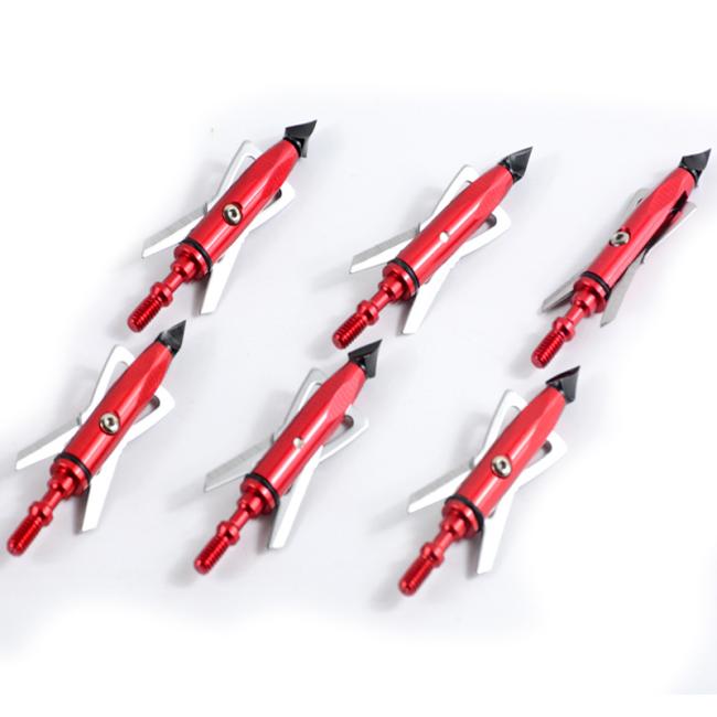 Stainless Steel Archery Broadhead 2 Blades 100grain Hunting Arrow Head