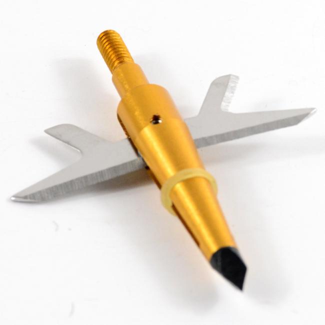 2 Blade 100grain Hunting Broadhead Stainless Steel Arrow Head for Archery