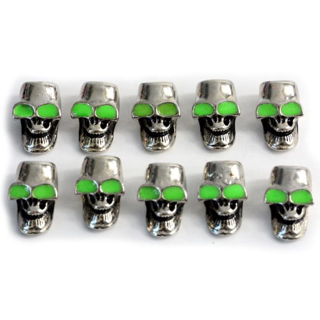 Paracord Bracelet Charm Beads Metal Skull Beads
