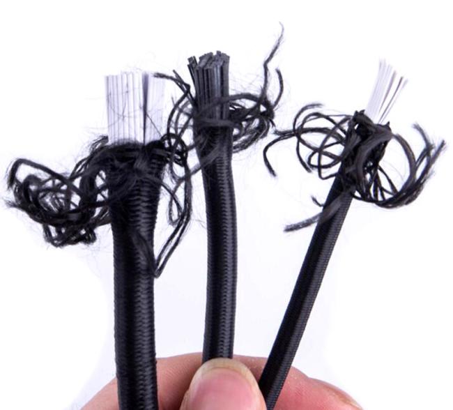 High Strength 3mm 4mm 5mm Black Elastic Bungee Cord Rope Bungee Shock Cord