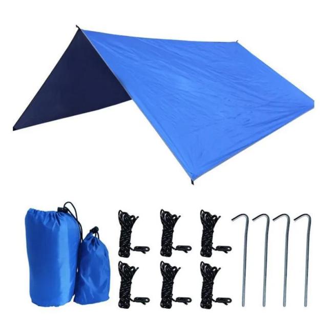 Outdoor Portable Canopy Sunscreen Tent Polyester Camping Tarp