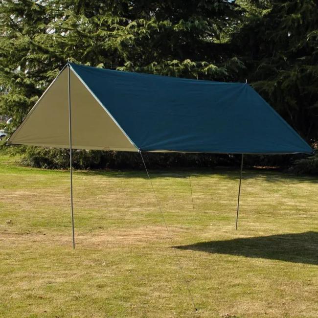 Outdoor Polyester Camping Tarp Tent with Silver Coating