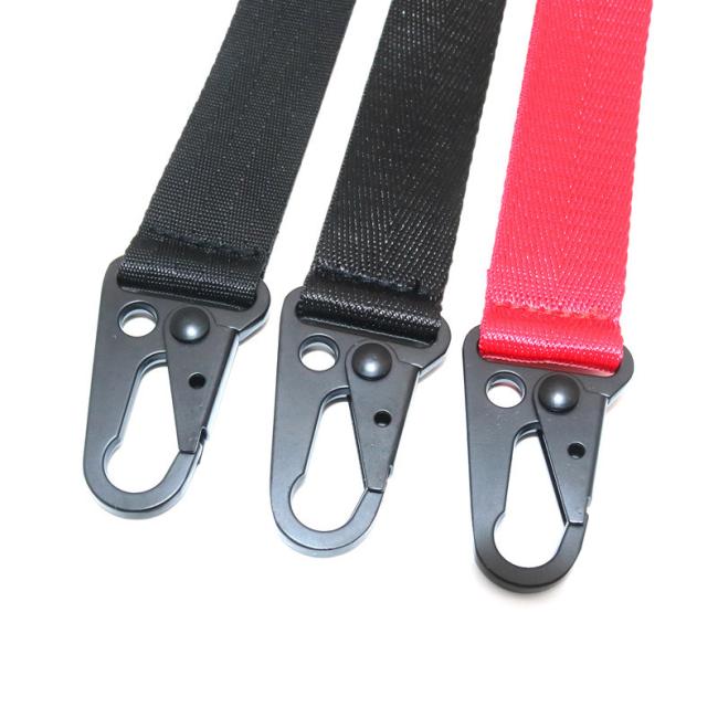 Custom Nylon Keychain Lanyard Polyester Motorcycle Keychain