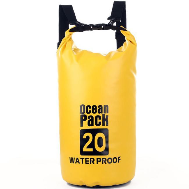 Custom Recycled Outdoor Lightweight 10L 20L Waterproof Dry Bag Ocean Pack