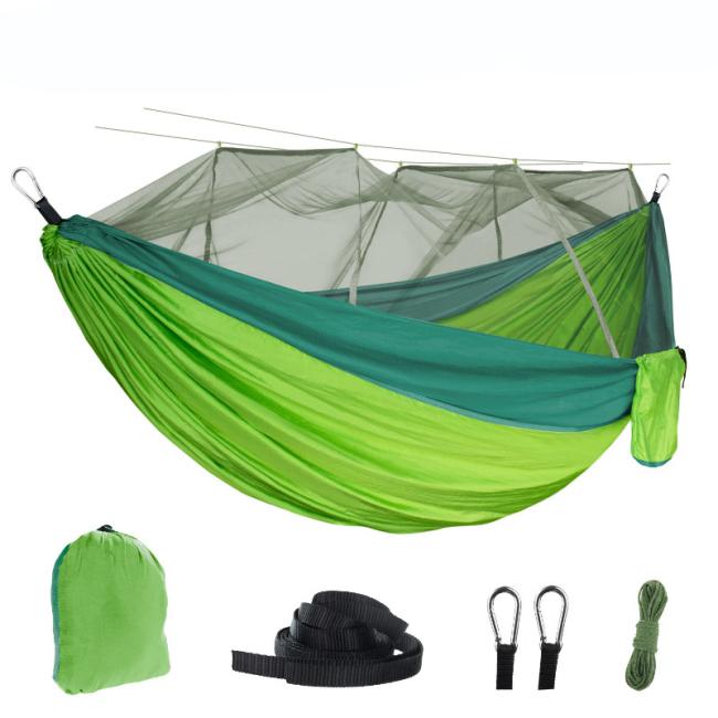 Wholesale Outdoor Portable Folding Parachute Hammock Swing Nylon Camping Hammock