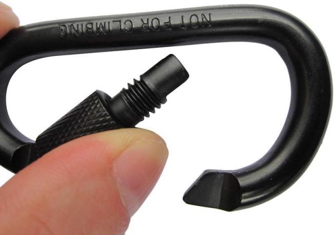 Aluminum Mini Carabiner Hook Metal Locking Carabiner D-Ring Key Chain Clip Hook