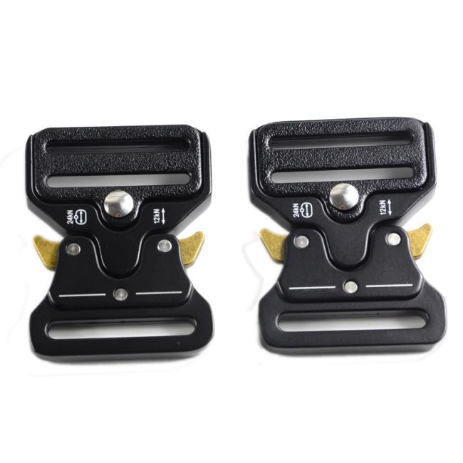 Custom 40mm Tactical Belt Buckle Nylon Belt Quick Release Metal Buckle