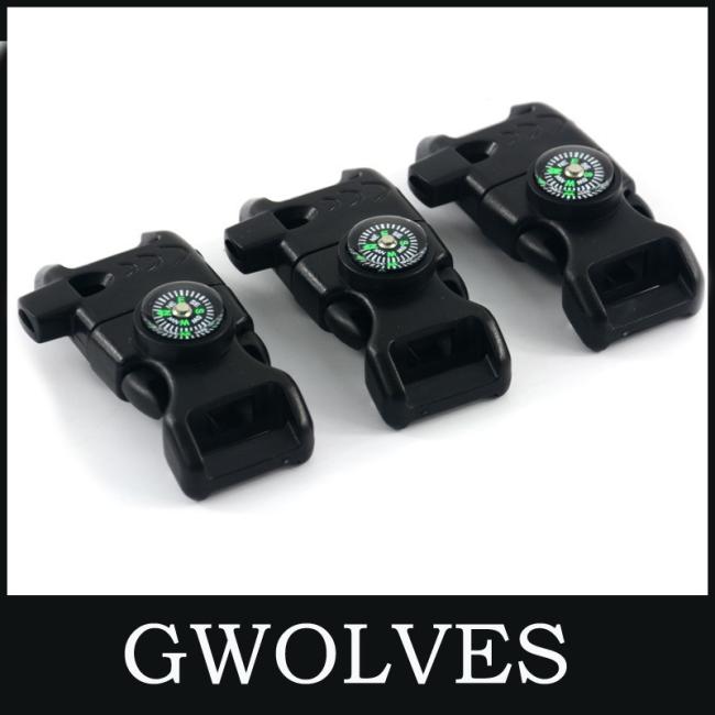 Multifunction Emergency Buckle Fire Starter Flint Buckle for Bracelet
