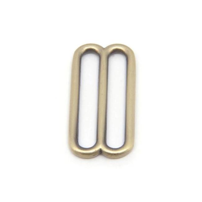 38mm Metal Tri Glide Adjuster Buckle Handbag Hardware Slider