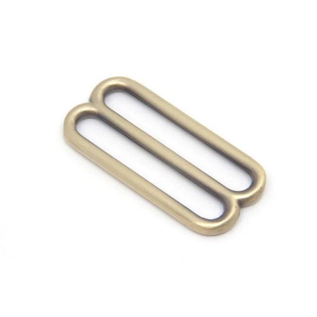 38mm Metal Tri Glide Adjuster Buckle Handbag Hardware Slider