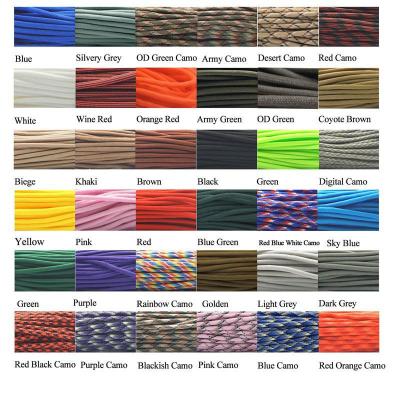 Cina Braccialetto di sopravvivenza paracord regolabile con catena inossidabile e corda di nylon resistente in vendita