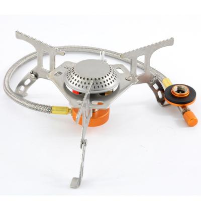 Cina Utilizzato per il campeggio all'aperto 3000W Acciaio inossidabile stufa a gas portatile bruciatore pieghevole in vendita