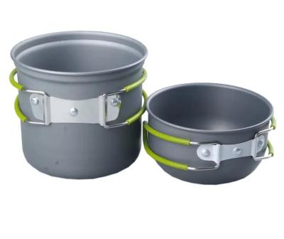 China Een handige niet-stick pot set voor koken en kamperen Te koop