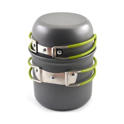 China Een handige niet-stick pot set voor koken en kamperen Te koop