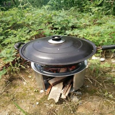 Cina Acciaio inossidabile a prova di vento Gran piatto portatile per picnic campeggio stufa a legna per barbecue in vendita