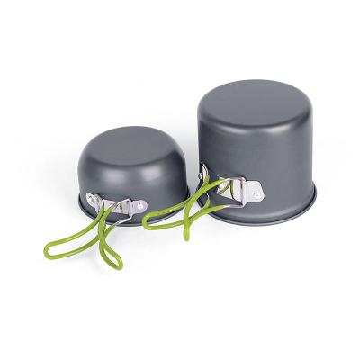 China Outdoor Camping Hiking Picnic Aluminium legering 12X16cm Backpacking Kookpot Mess Kit Te koop