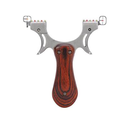 China Outdoor Hunting Slingshot Stainless Steel Construction for Precise and Fast Shooting for sale