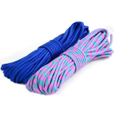 Cina Supervivenza all'aria aperta 550 Paracord Poliestere 4mm Paracord corda in vendita