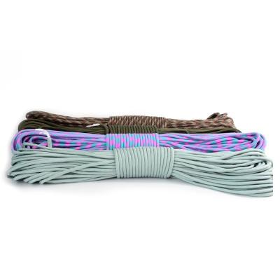 Cina Supervivenza all'aria aperta 550 Paracord Poliestere 4mm Paracord corda in vendita