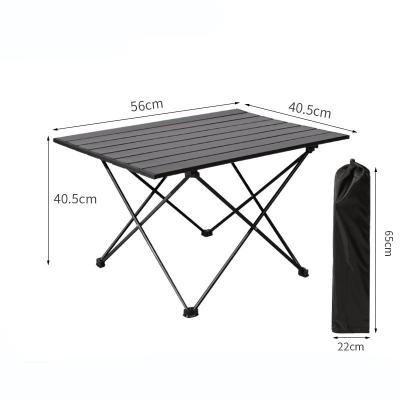 China Lightweight Portable Folding Table Aluminum Camping Picnic Table for Outdoor Campsite for sale