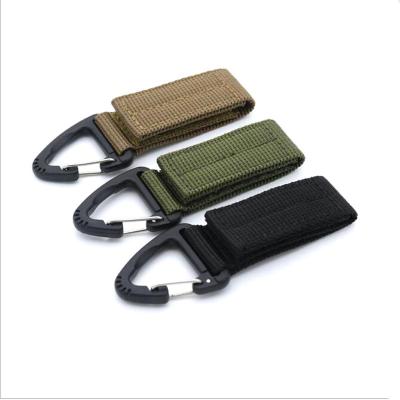 Cina 65x25mm Nylon Tactical Carabiner Lanyard Strap Keychain Rimborsi entro 30 giorni in vendita