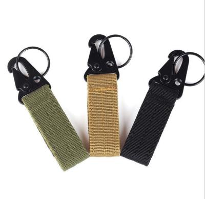 Cina Porta chiavi in tessuto di nylon da 65 mm con gancio d'aquila Costo di spedizione e tempo di consegna in vendita