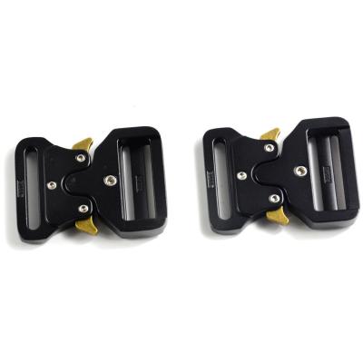 China 38mm Alloy Belt Buckle Quick Release Metal Tactical Cobra Buckle for Outdoor Activity for sale