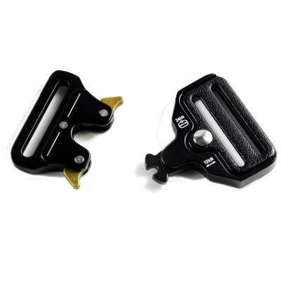 China 38mm Alloy Belt Buckle Quick Release Metal Tactical Cobra Buckle for Outdoor Activity for sale