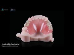 Valplast leve parcial flexível com excelente retenção
