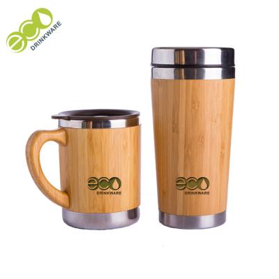 China Personalized Thermos Bamboo Vacuum Tea Strainer Flask Diameter 7 Cm for sale