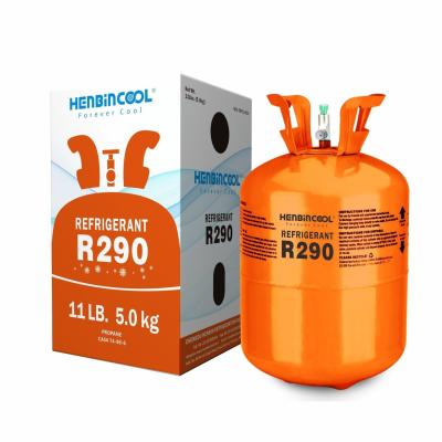 Cina 5 kg cilindro usa e getta R290 gas frigorifero al Refrigerant in vendita