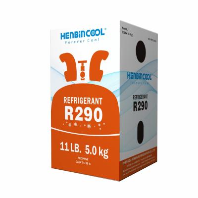 Cina 5 kg cilindro usa e getta R290 gas frigorifero al Refrigerant in vendita