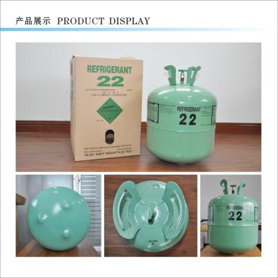 Cina 9.5KG cilindro usa e getta 99,99% HFC-R32 refrigerante CH2FCF3 Refrigerant gas in vendita