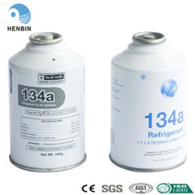 China Purity 99.99 HFC Refrigerant R134A 340G Colorless And Clear for sale