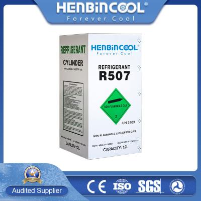Cina Gas di raffreddamento R507A Frigorifero 11,3 kg Refrigerante R507 Bottone usa e getta in vendita