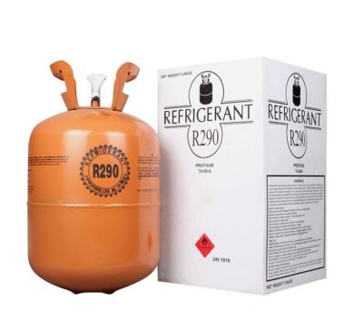 Cina Home Ac Gas R290 refrigerante 11,3 kg 99,99% Purezza Refrigerant 290 in vendita