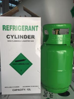 China SGS R404A Refrigerant 24 Lb Cylinder CF3CH2f CH3CF3 Formula for sale
