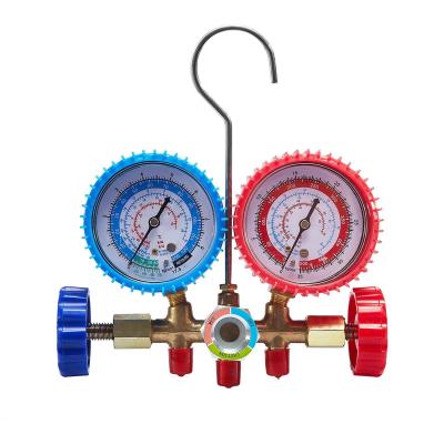 Cina Manifold gauge di refrigerazione in alluminio R502 R12 Refrigerant gauges con cavallo in vendita