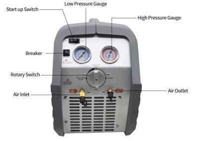 China HFC CFC HCFC Refrigerant Recovery Machine AC Recovery Unit for sale