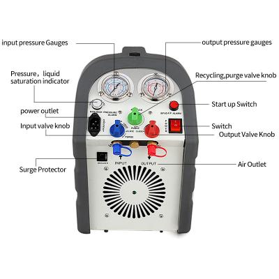Cina 1440rpm Refrigerant Recovery Machine 220V/50Hz Unità di recupero dei refrigeranti in vendita