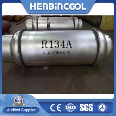 China 99.99% Ton Tank Package Refrigerant Gas R134A Odorless HFC134A for sale