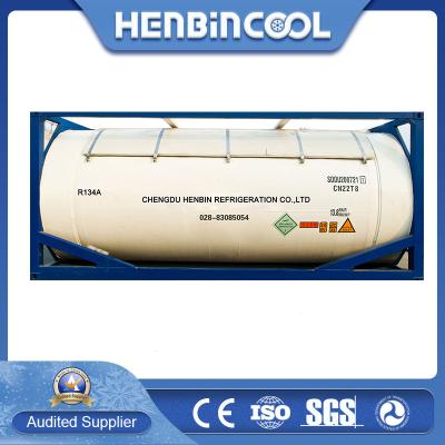 China Purity 99.99% ISO TNAK 134a Gas For Air Conditioning Refrigeration for sale