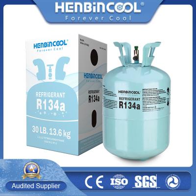 China 22.7kg 50lbs R134A Refrigerant 99.99% Purity Refilled Package for sale