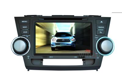 China Dubbele de Hooglandernavigatie van Kerntoyota de Speler van de Systeem/8 Duim Auto DVD met GPS Te koop