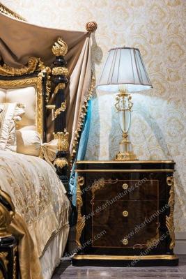 China Table French Antique Country Style Bed Tablet Stand Bedside Table for sale