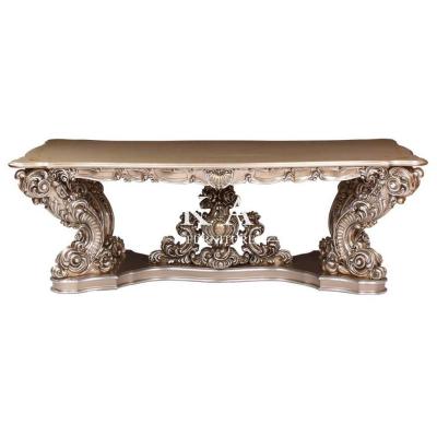 China Wooden Dining table and chairs luxury dining room sets Dining Table 6 chairs LS-A115L for sale