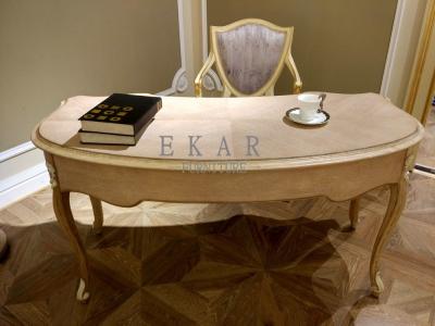 China Home office table writer desk office chairs book cases solid wood Italy Style FD-129 for sale