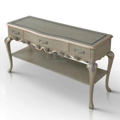 China Italy Three Color Available Fancy Antique Golden Console Table FH-126 for sale