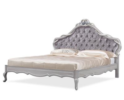 China Vintage White bed with Wedding Bedroom Furniture Design JO-A202 for sale